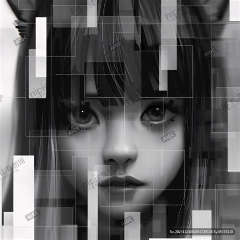 ai创作图3d效果女孩 数字艺术女孩 数字艺术肖像 写实少女 数字美女插画 头像源码 数字肖像 鼠绘精拼 阈限数字艺术 写实人物插画 风格化