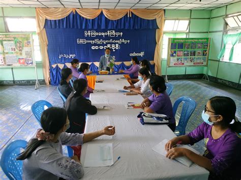 ဟင်္သာတခရိုင် လူထုအခြေပြုဗဟိုဌာန Community Centre ခန်းမတွင် စာဖတ်ဝိုင်းကျင်းပ Information
