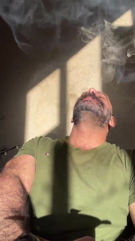 Handsome Bald Mature And Hairy Enjoys A Gar