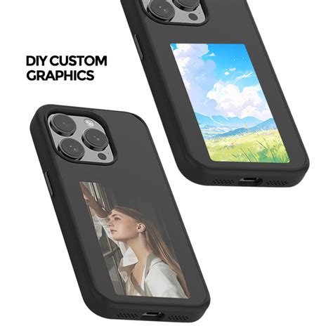 Iphone 16 Plus Case Heavy Duty Custom Phone Case Casebus Nfc Smart E Ink Screen Phone Case