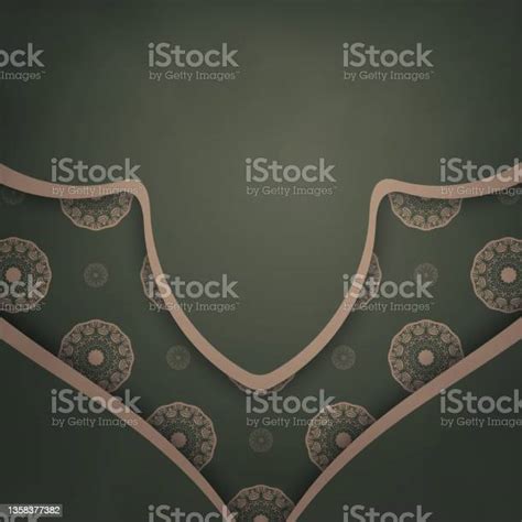 타이포그래피를 위해 준비된 빈티지 브라운 패턴의 그린 브로셔 0명에 대한 스톡 벡터 아트 및 기타 이미지 0명 메뉴판 배경 주제 Istock