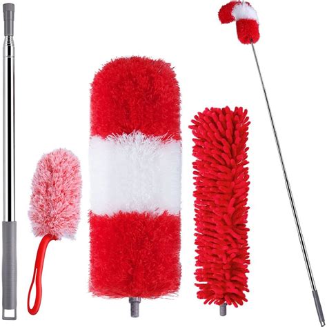 Washable Duster Duster With Long Handle 25m Stainless Steel Telescopic Duster With Detachable