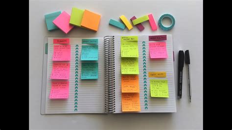How To Use Sticky Notes For Color Coded Blog Post Planning Youtube