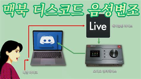 맥북 내장 마이크 디스코드 음성변조 Youtube