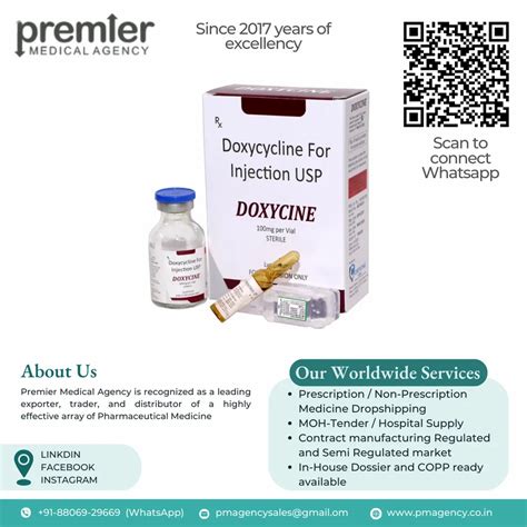 Doxycine Injection Doxycycline 100 Mg Injection At ₹ 56291vial
