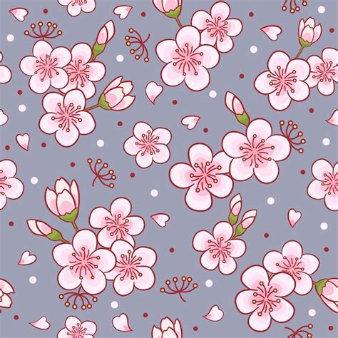 Sakura Seamless Pattern Images Free Download On Freepik