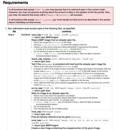 solved requirements in all functions that accept file fp