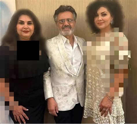 عکس همسر و خواهرزن معین همسر جوانتر و قدبلندتر