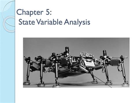 SOLUTION State Variable Analysis Studypool
