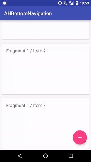 android bottom navigation hide on scroll recycler view issue stack