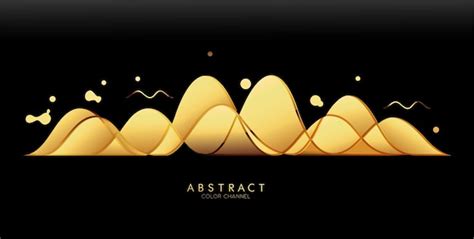 Premium Vector Abstract Background With Dynamic Linear Waves Vector