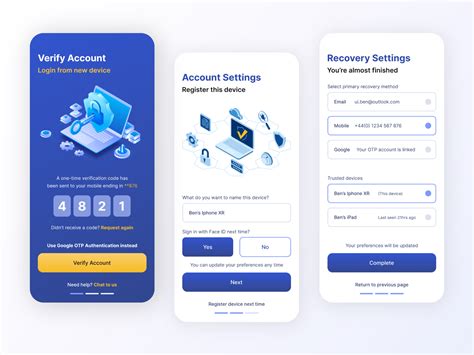 Dribbble Ben Walton Auth App Submissionpng By Ben Walton 🚀