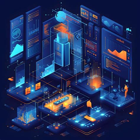 Premium Photo Tech Cube Charting Minimalist Analytics Exploration