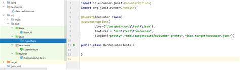 Selenium Step Definitions Are Not Recognized While Running Cucumber Tests From Command Prompt
