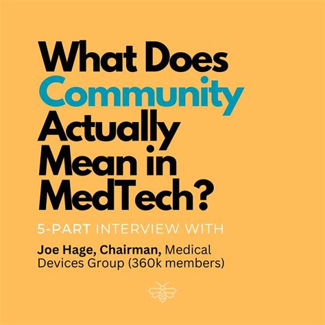 Sean Smith On Linkedin Medtech Medicaldevices Community Linkedin Work People