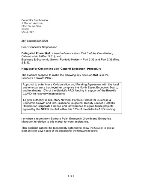 Fillable Online A5 Bp1 Consent Form General Exception Procedure Request