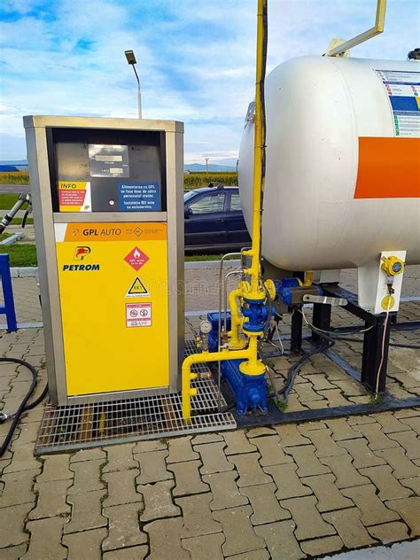 Brashov Romania September 26 2022 Petrom Gas Station Editorial