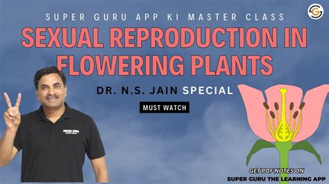Sexual Reproduction In Flowering Plants Super Guru App Master Class By Dr N S Jain Youtube