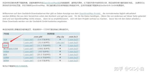 【数据获取】（7）geofabrik downloads—— openstreetmap网址提供的第三方网站下载大范围osm的方法 知乎