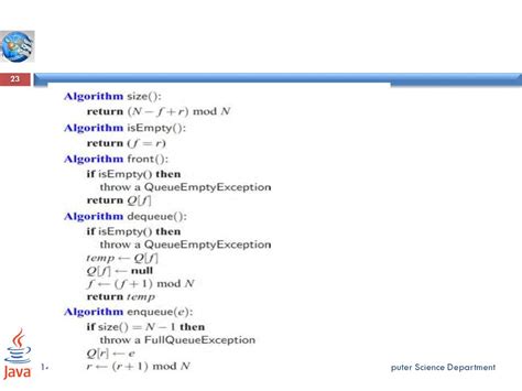 Cs212 Data Structures Computer Science Department Lecture 7 Queues Ppt Download