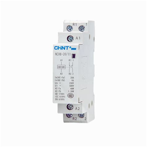 Contactor Modular 230vac 20a 4kw Ac1 1na1nc