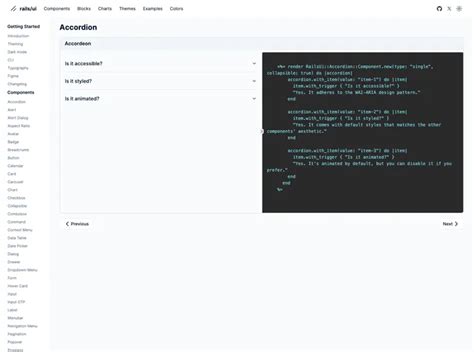 rails ui by michelson a undefined template built at lightspeed