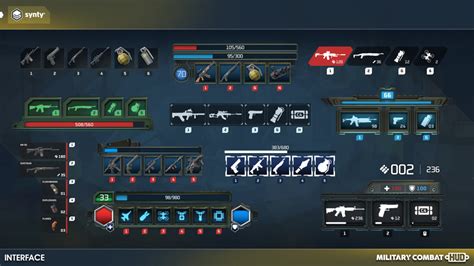 Military Combat Hud Synty Interface Gui