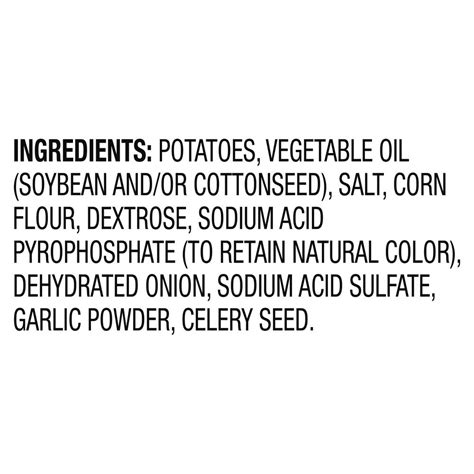 Ore Ida Tater Tots Extra Crispy Ingredients