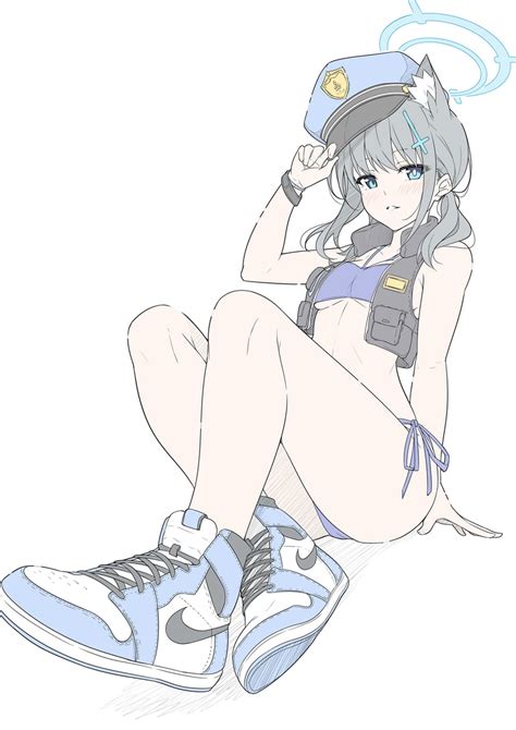 Shiroko And Valkyrie Police Academy Student Blue Archive Drawn By Masabodo Danbooru