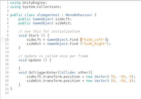 Unity How To Transform The Position Of An Object Game Development
