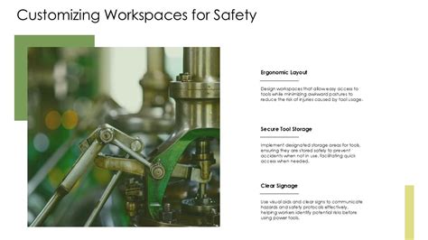 Customizing Workspaces For Safety Kickback PPT Slides ST AI SS PPT Template