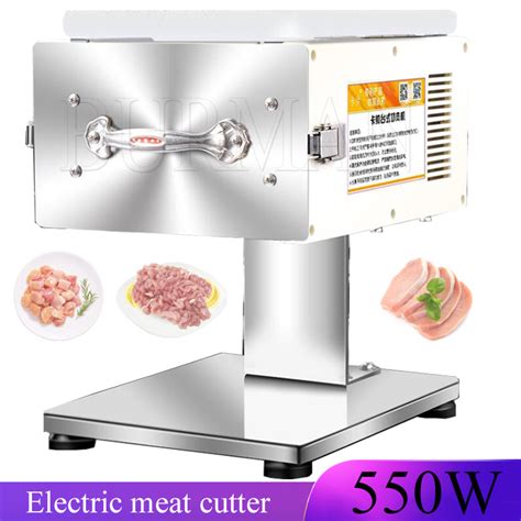 Commercial Electric Meat Cutter Multifunctional Stainless Steel Slice