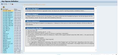 RPKFDEF SAP Tcode Reporting Key Figures Definition