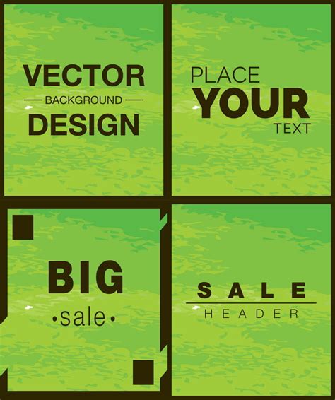 텍스트 벡터에 대 한 장소를 가진 녹색 수채화 배경 Eps Ai Uidownload