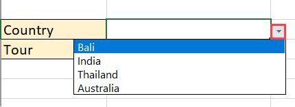 Multiple Dependent Data Validation