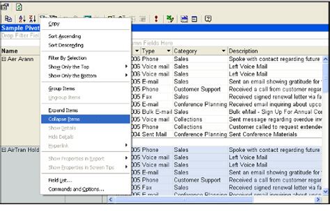 How To Create A Sample Pivot Table In The Desktop Client Aptify Support