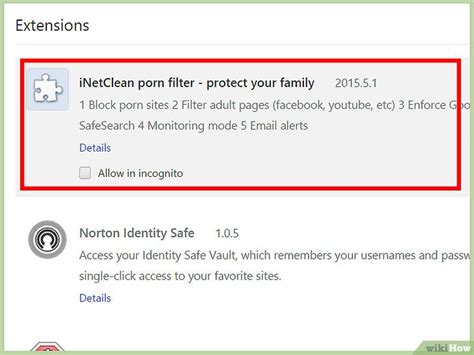 Cómo bloquear el porno en Google Chrome pasos