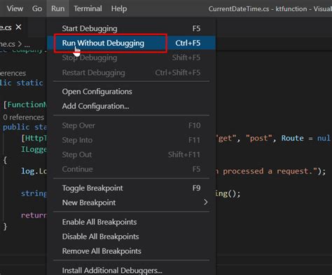 Once The Function Runs Successfully You Can Access It From The That Comes Up In The Terminal