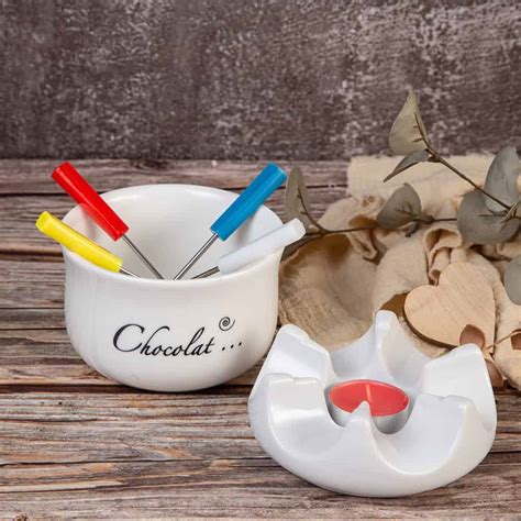 Порцеланово фондю с надпс Chocolate S Ts Bg