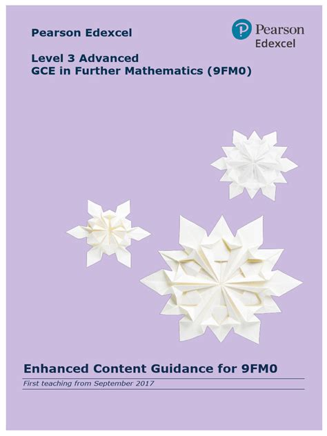 A Level Further Maths Enhanced Content Guidance Pdf Complex Number Differential Equations