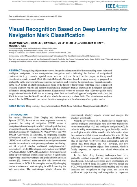 Pdf Visual Recognition Based On Deep Learning For Navigation Mark Classification