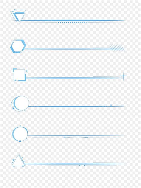 Blue Geometric Line Header Footer Design