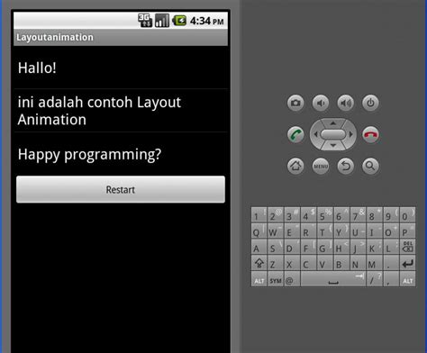 Mencoba Belajar Android Layout Animation