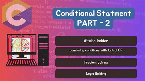 lecture 17 c programming if else statement [part 2] youtube