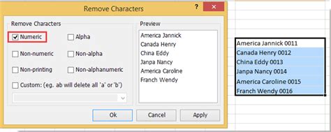 Numeric Characters Seetews