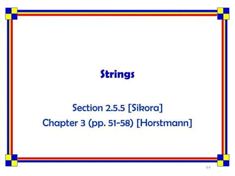 Ppt Strings Powerpoint Presentation Free Download Id5575782