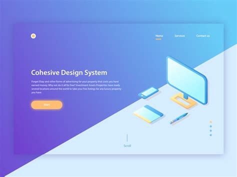 Cohesive Design System Ui For Web And App Design