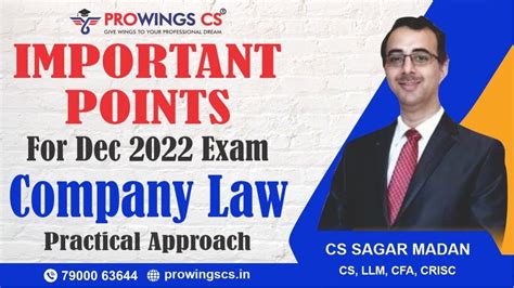 Cse Company Law Practical Case Youtube