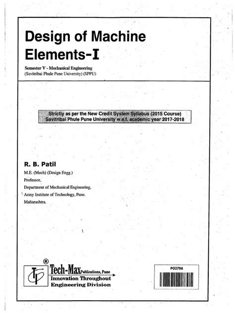 Design Of Machine Element I Pdf