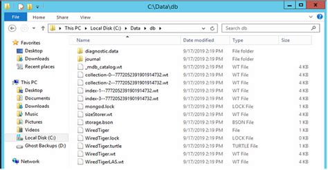 backup and restore mongodb for windows for access expert on premise